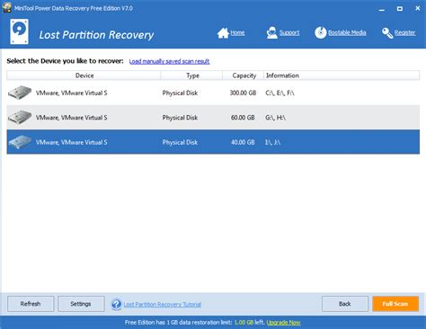 Recover Deleted Dynamic Partition