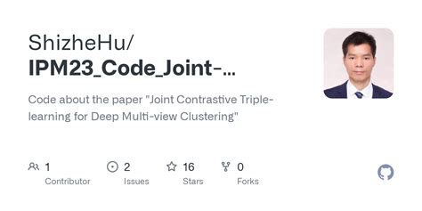 Github Shizhehu Ipm23 Code Joint Contrastive Triple Learning Code About The Paper Joint