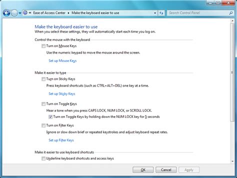 How To Turn Off Filter Keys In Windows 10 And Windows 7