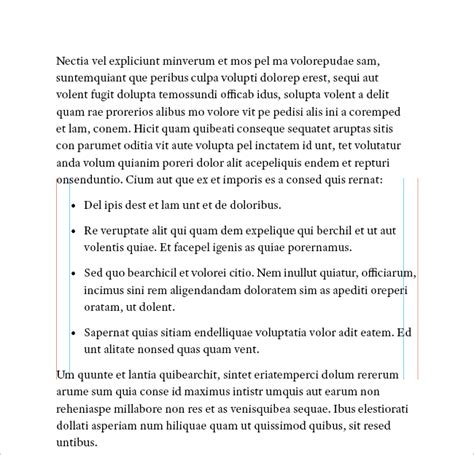 Typography How To Treat Right Margin Padding Of List Graphic