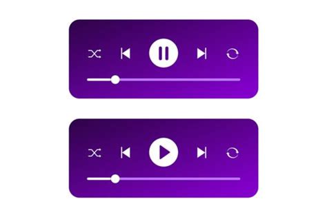 Music Player Ui Element Graphic By Ankit Rk Garg · Creative Fabrica