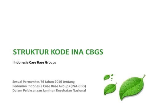 Struktur Kode Ina Cbgs Pptx
