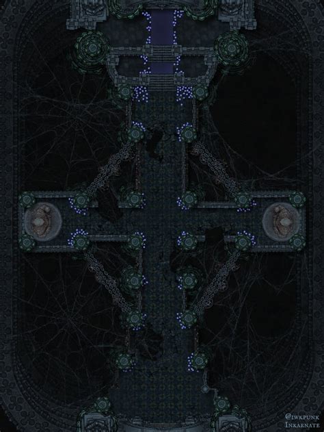 An Evil Drow Queens Throne R Battlemaps