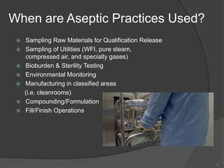 Principles Of Aseptic Processing PPTX