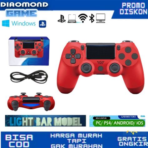 Jual Stik Stick Ps4 Ds4 Lightbar Free Kabel Charger Dus Stik Original Pabrik Warna