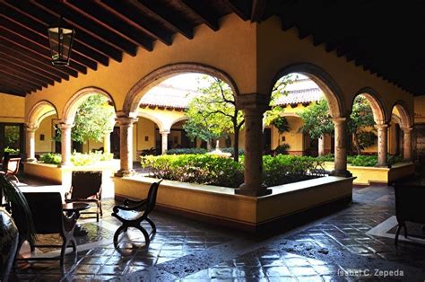 Interior Courtyard Hacienda Style Spanish Style Homes Hacienda