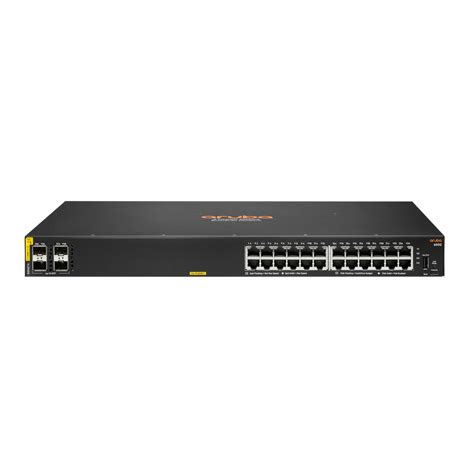 Hpe Aruba 6000 24g Class4 Poe 4sfp 370w Switch Switch 24 Porte Administreret Monterbar