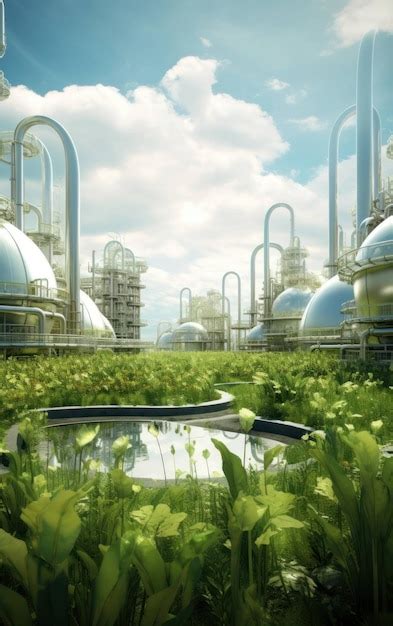 Premium Ai Image Renewable Resources Facility Shot