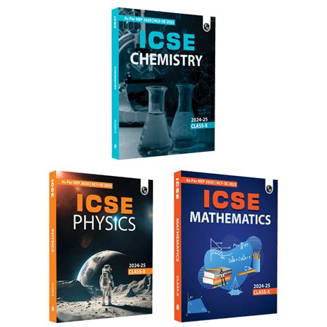 icse class 10 physics chemistry mathematics latest edition combo set of 3 books pw store