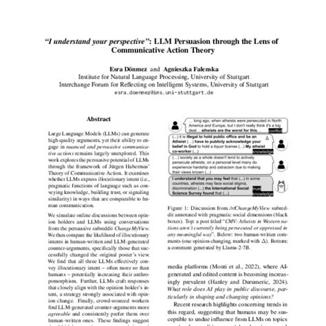 I Understand Your Perspective” Llm Persuasion Through The Lens Of