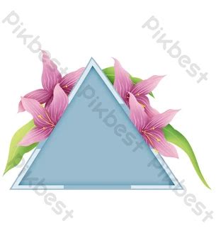 Simple Triangle Border Text Box PNG Images PSD Free Download Pikbest