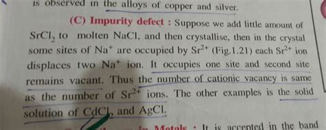 What Is Impurity Defects