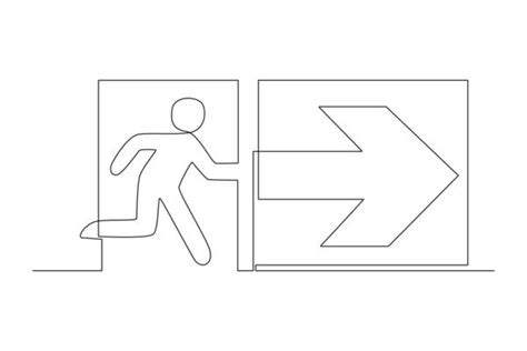 Emergency Exit Sign Vector Art Icons And Graphics For Free Download