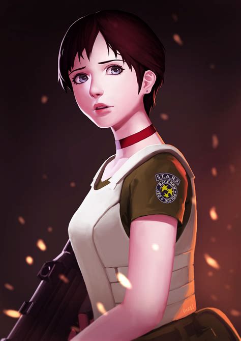 Artstation Rebecca Chambers Resident Evil Fasai Roll Out Resident Evil Ashley Carlos