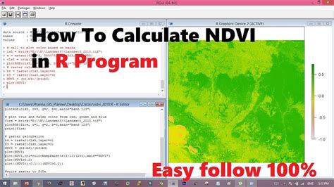 How To Calculate Ndvi In R Program Calculate Ndvi In Raster