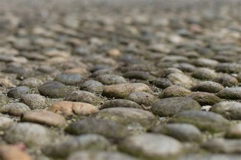 Premium Photo Surface Level Of Cobblestone Footpath