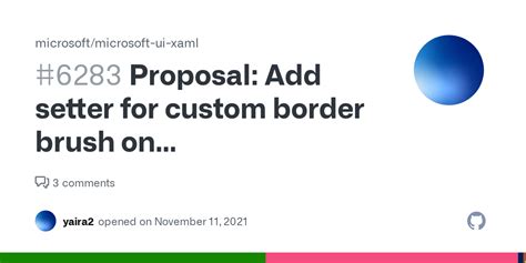 Proposal Add Setter For Custom Border Brush On NavigationViewItem Issue Microsoft