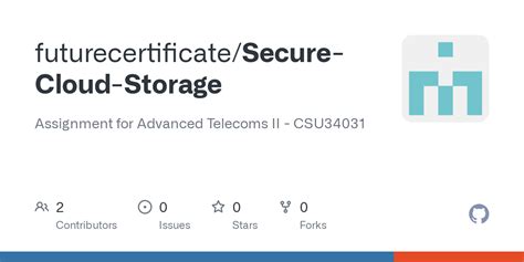 Github Futurecertificatesecure Cloud Storage Assignment For