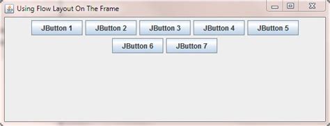 Java Swing Layout Managers