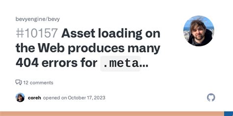 Asset Loading On The Web Produces Many 404 Errors For `meta` Files