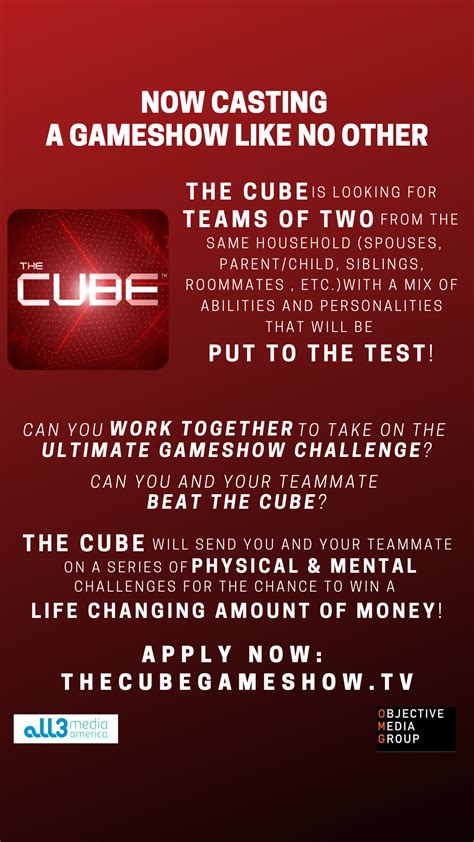 How To Get On The Cube Game Show Its Actually Pretty Simple