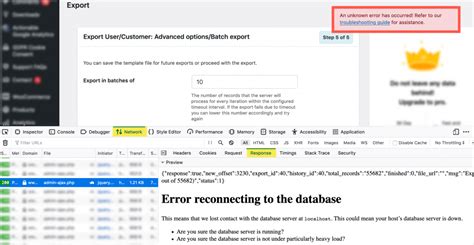 Error Logs To Assist In Import And Export Operation In Woocommerce