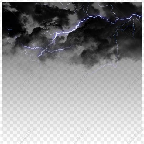 Linear Lightning Effect Textured Black Cloudlinear Cloudsglare Png