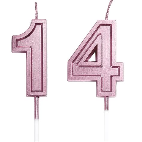 Number 14 Candles