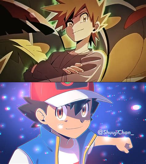 Anime Ash Vs Gary