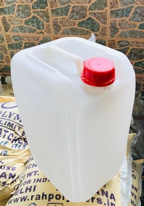 White 20 Litre Plastic Can At Rs 175piece Plastic Jerry Cans In New