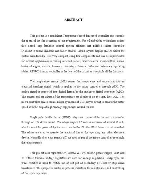 temperature based fan speed control pdf