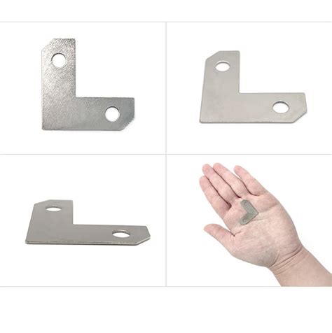 아이베란다 액자 코너 ㄱ자 평철 브라켓 26x10mm 실버 Ec 아이베란다 공식몰 Diy목공자재