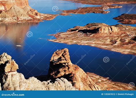 Point Dalstrom Lac Powell Etats Unis Photo Stock Image Du Nord