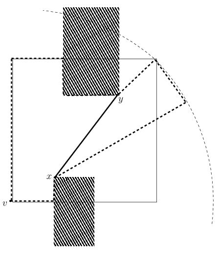 Line Segment Xy Which Is Not Collinear With V Is Reported As Entrance