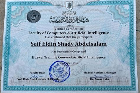 Seifeldin Shady On Linkedin Artficialintelligence Huawei
