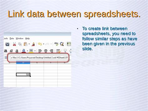 Advanced Spreadsheets Link Data Within A Spreadsheet Between Spreadsheets