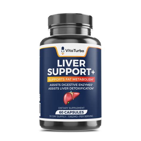 Liver Support 60 Capsules 1062mg Per Serving Vitaturbo
