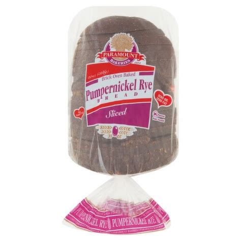 Paramount Bakeries Sliced Pumpernickel Rye Bread 20 Oz Shoprite