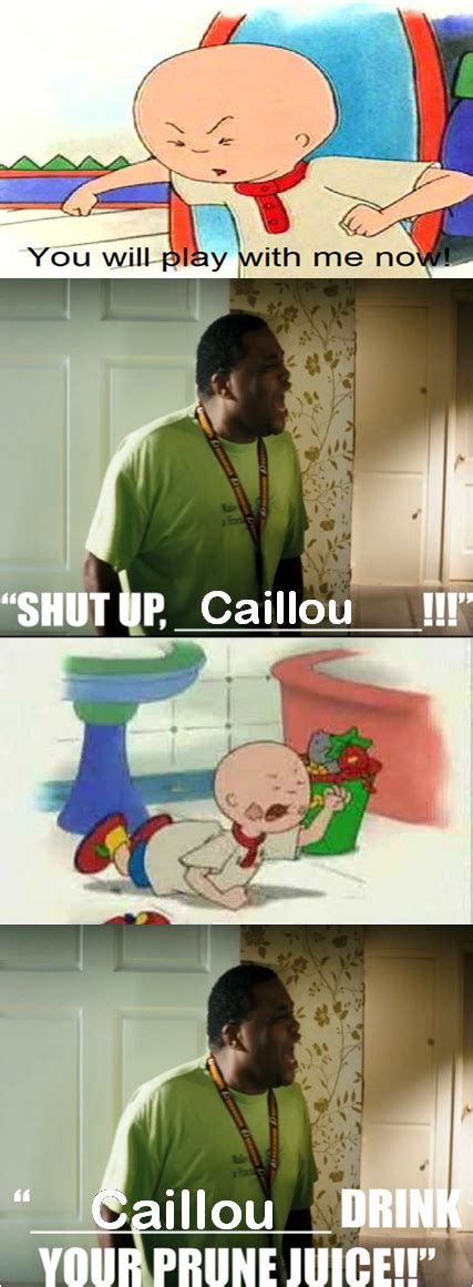 Glen Tell Caillou To Shut Up By Xxphilipshow547xx On Deviantart