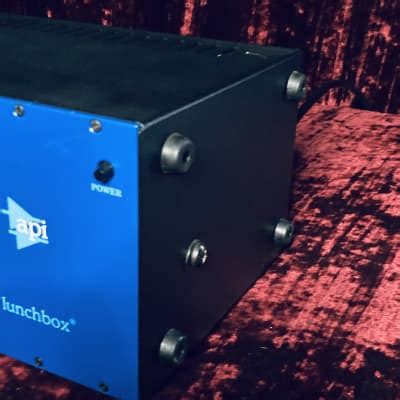 API Lunchbox 500 Series Rack With 5 API Modules Included Reverb