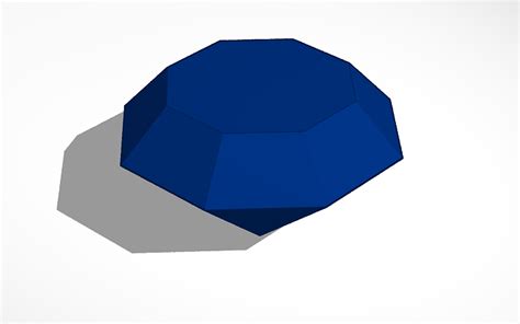 3d Design Dark Blue Chaos Emerald Tinkercad