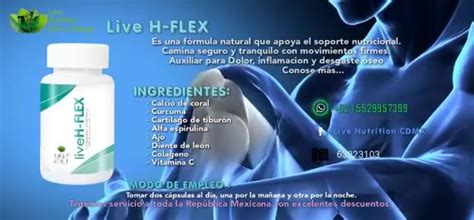 H Flex De Una Manera Natural Y Segura Con Su Potente Fórmula Herbal