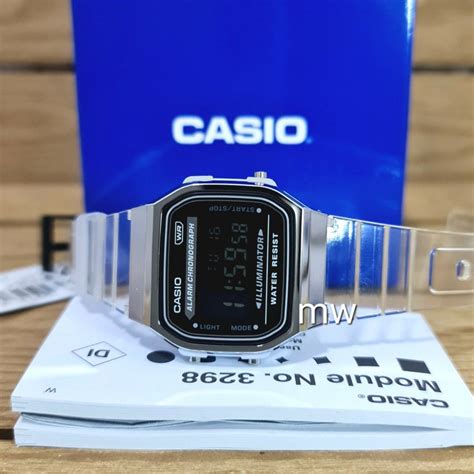 Casio Vintage Digital Quartz A168xes 1b A168xes 1b Unisex Watch