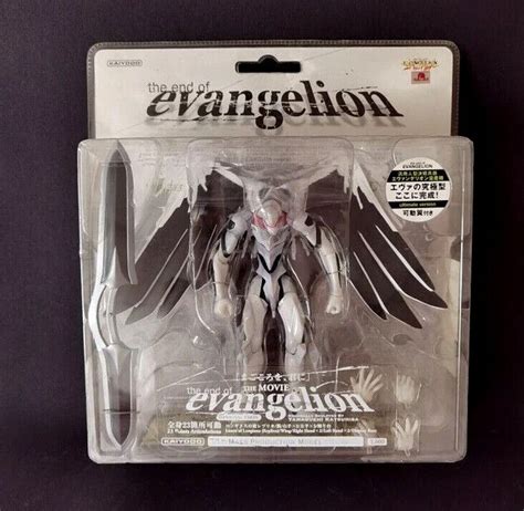 Neon Genesis Evangelion Eva Mass Production White Wings Pvc Figure 19cm