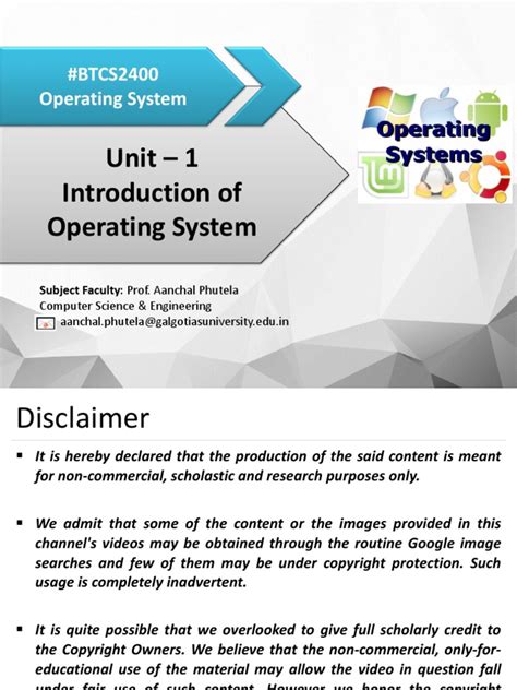 Unit 1 Pdf Operating System Process Computing
