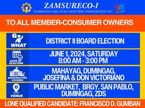 Announcement Notice Of Election District Ii