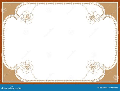 Blank Computer Certificate Borders