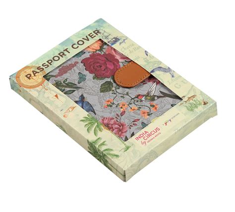 Grey Bird Land Passport Cover India Circus