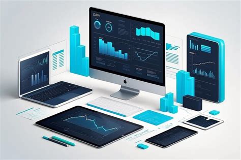 Premium Ai Image Financial Data Concept Illustration
