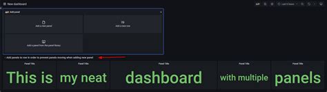 Adding A New Panel Breaks Existing Layout Dashboards Grafana Labs Community Forums